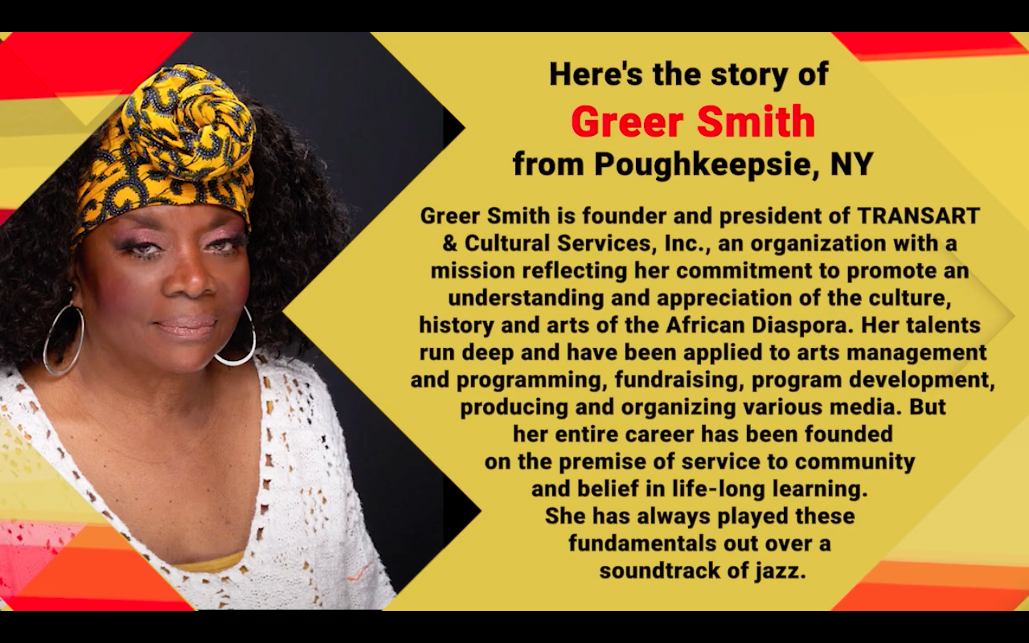 2021 Jazz Hero Greer Smith - JJA Jazz Awards